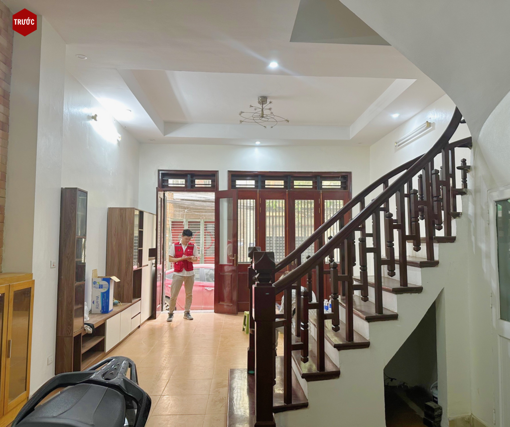 Căn nhà 4 tầng thay đổi diện mạo mới sau cải tạo - AKINA